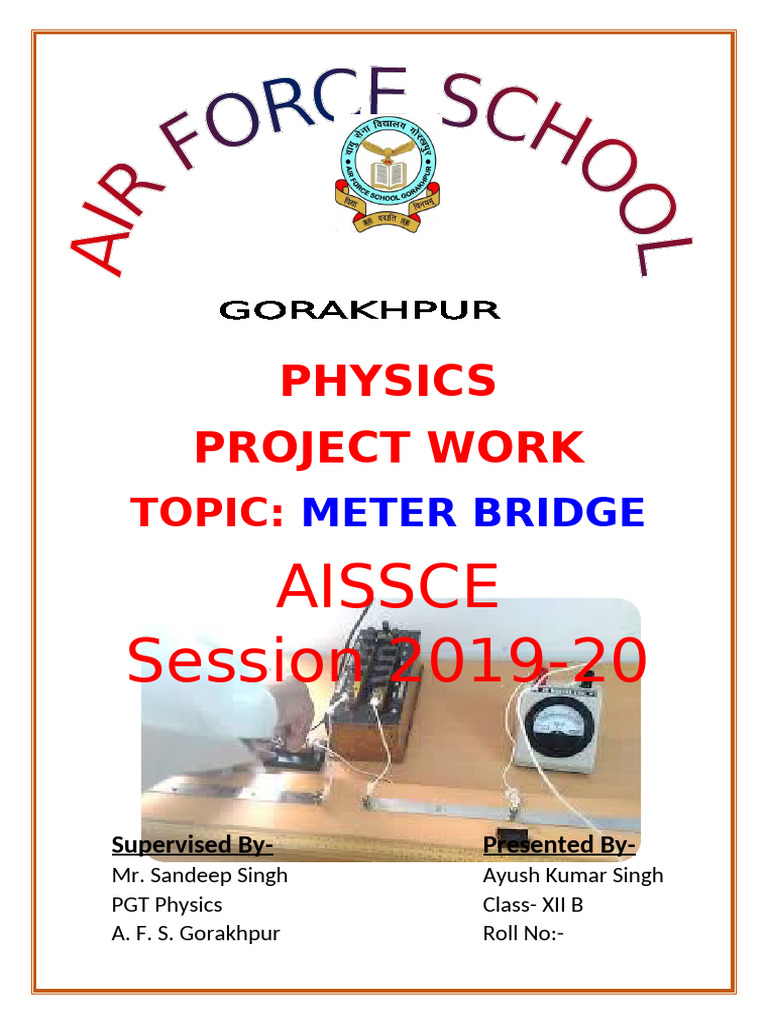 Meter Bridge Pdf Resistor Voltage