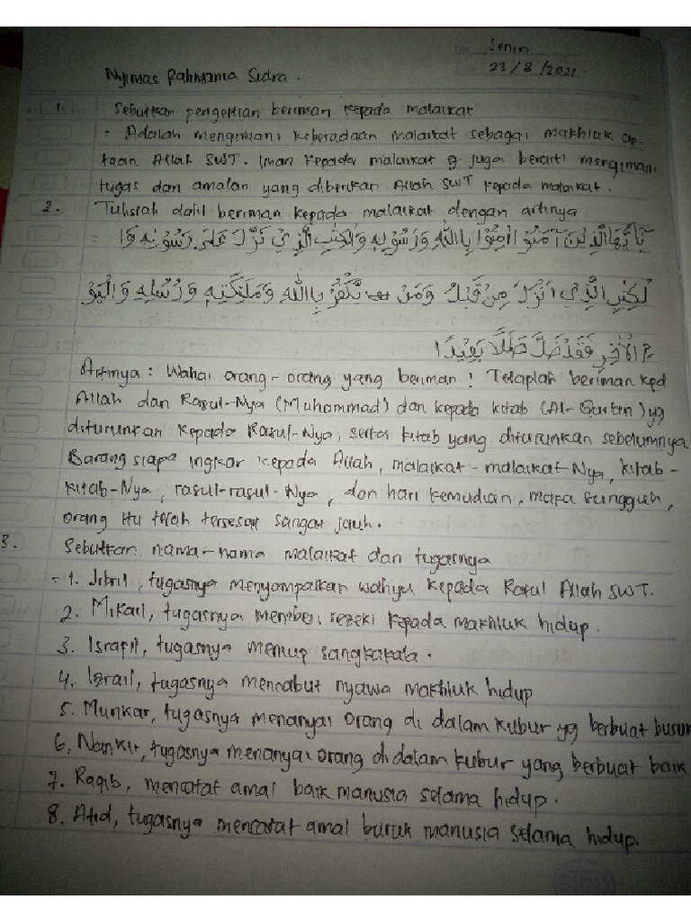 Nyimas Rahmania Sidra Kls X Otkp 1 | PDF