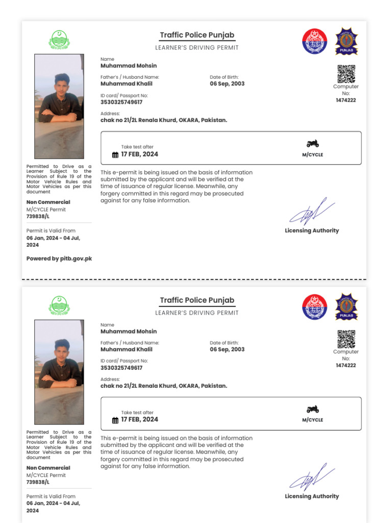 Learner | PDF | Identity Document | Government And Personhood