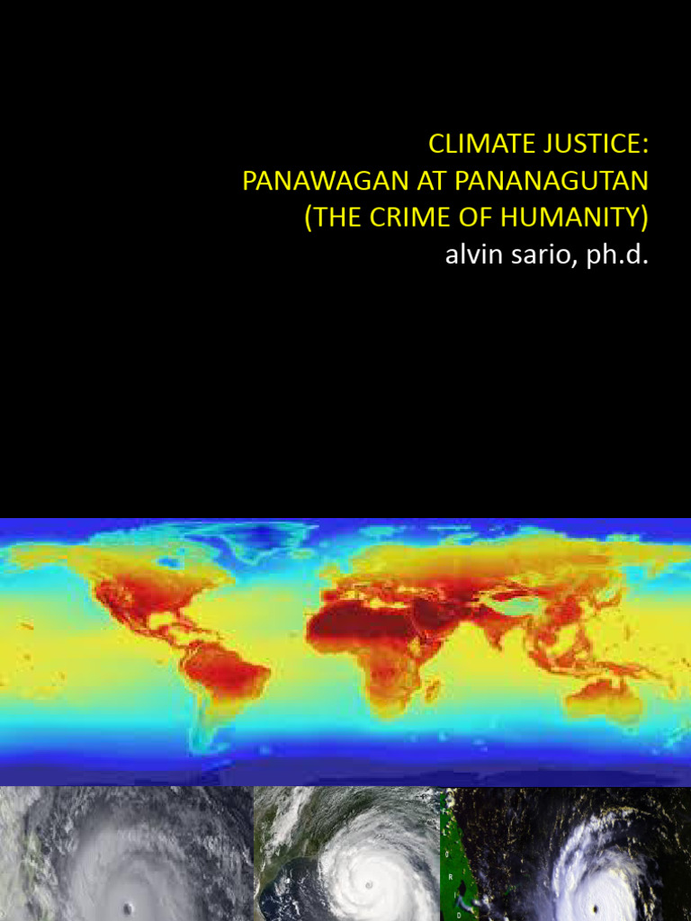 CLIMATE JUSTICE Himig Tanggulan sa Malayang Talastasan | PDF | Climate ...