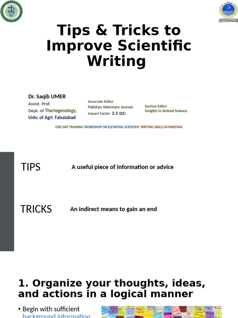 Enhancing Scientific Writing Skills | PDF | Acronym | Dose (Biochemistry)