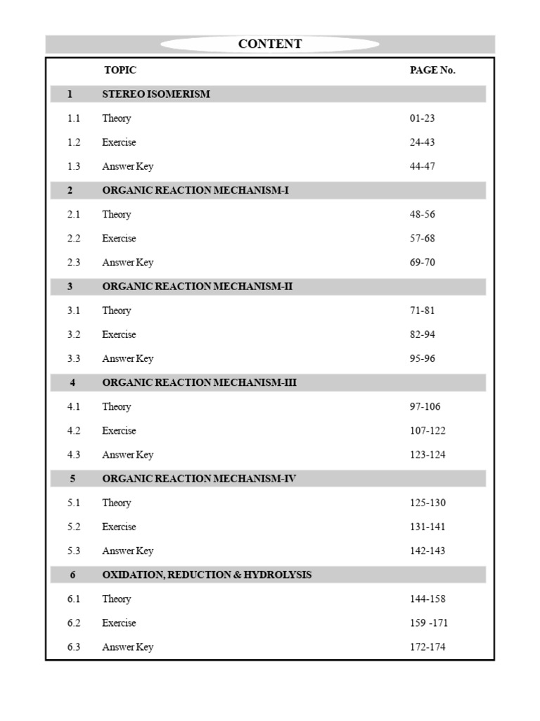 Xii Jee 2nd Module Stereo, Orm I-IV O.R Print | PDF | Conformational ...