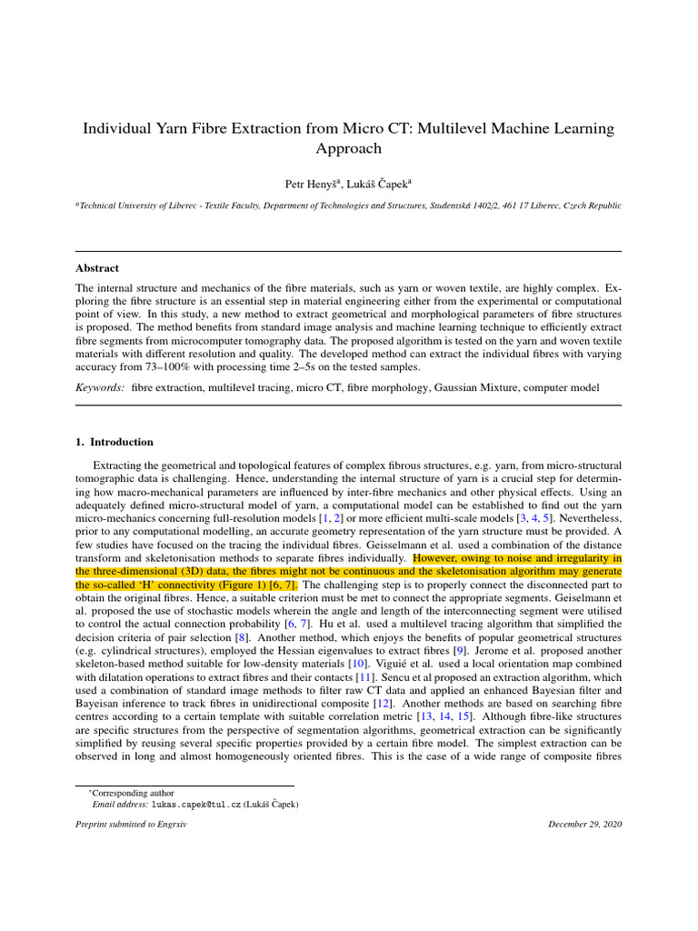 Henyš e Čapek - 2021 - Individual yarn fibre extraction from micro-CT multilevel machine ...