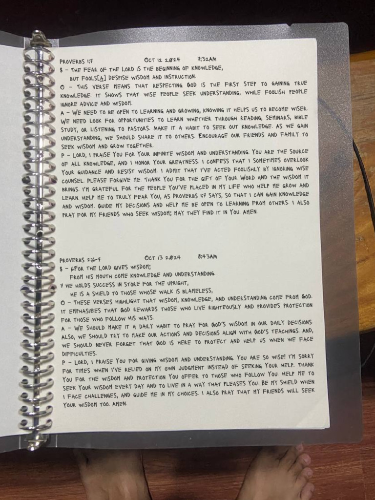 Proverbs Daily Devotion | PDF | Wisdom | Book Of Proverbs