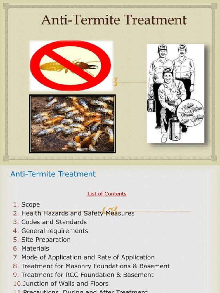 Anti Termite | PDF