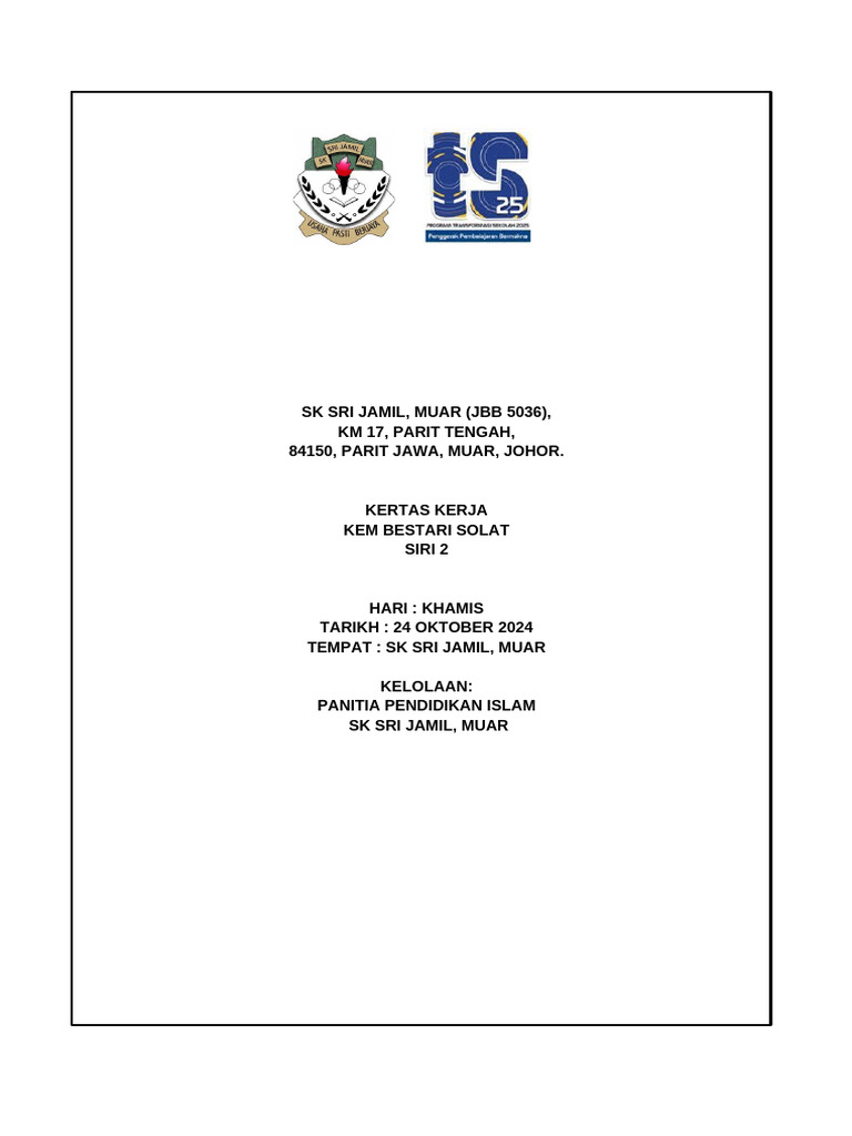 KERTAS KBS 2 2024 (SK. SRI JAMIL) | PDF
