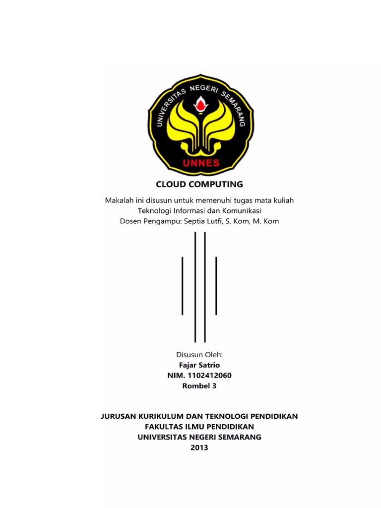 Makalah Cloud Computing PDF | PDF