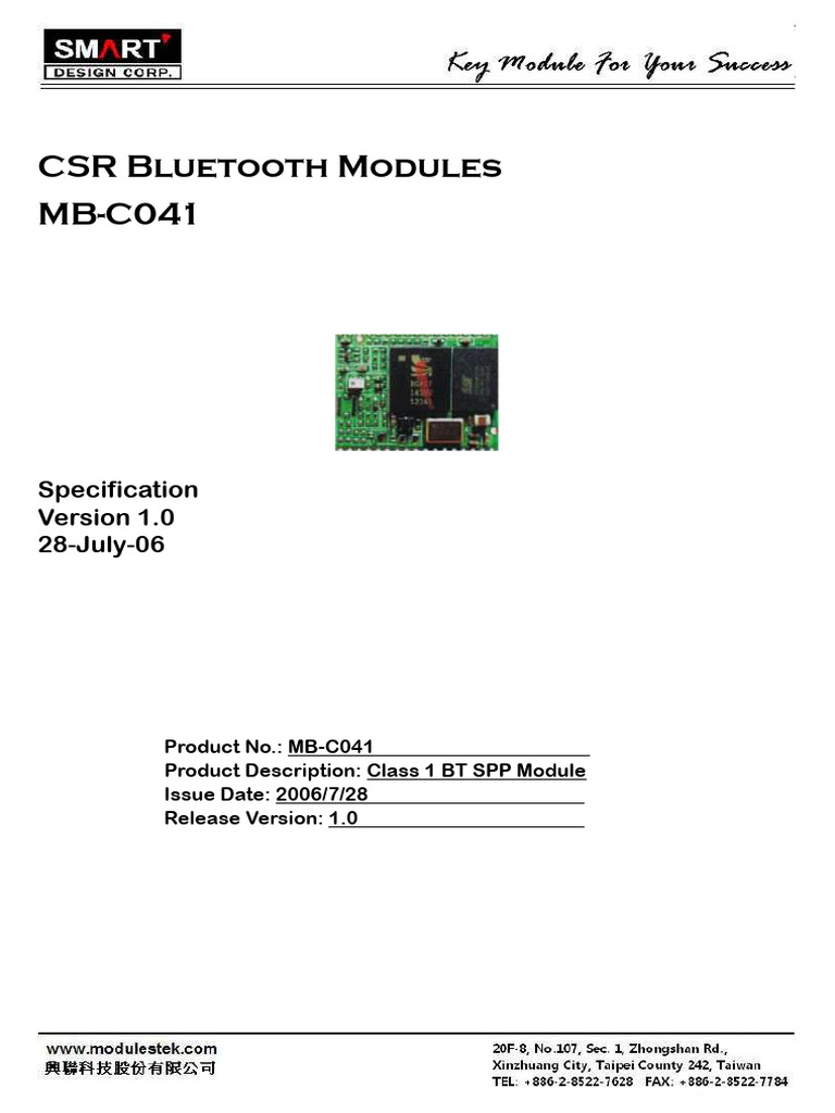 MB-C041_SPEC | PDF | Electronics | Electrical Engineering