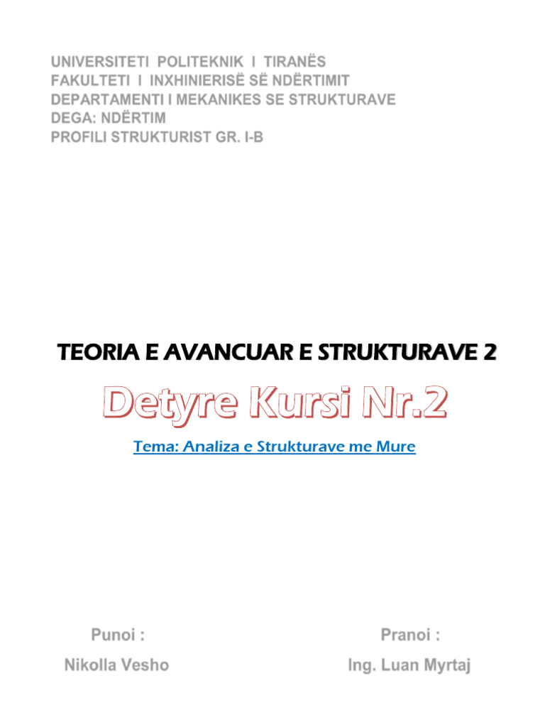 Detyra 2 Perfundimtare | PDF