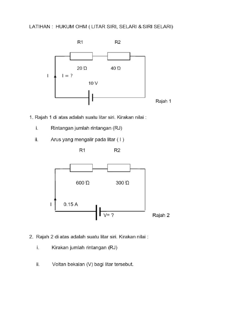 Latihan Hukum Ohm | PDF