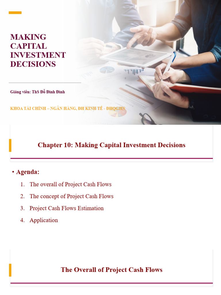 Chapter 10 - Making Capital Investment Decisions | PDF | Depreciation | Book Value