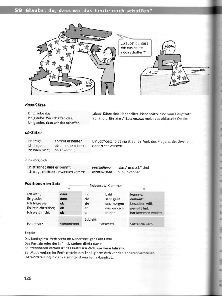 059 Dass Ob Sätze | PDF