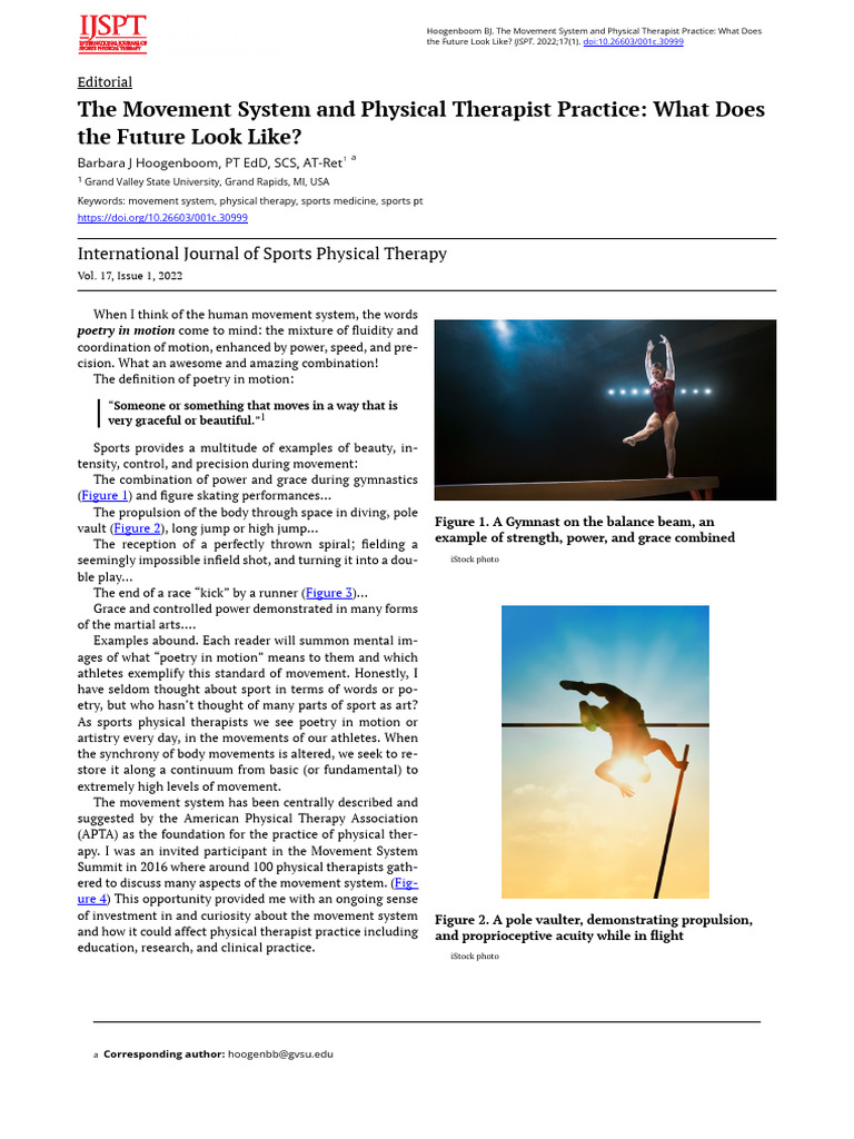 The Movement System and Physical Therapist Practice - What Does The ...