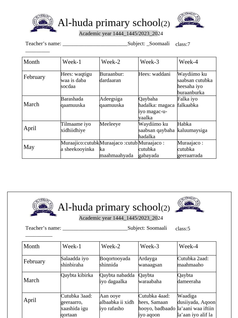 Scheme of Work 2023.2024 - 2 | PDF