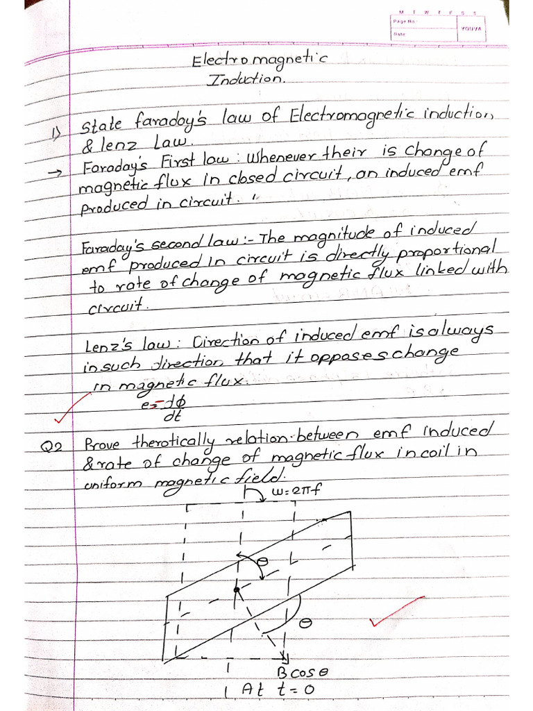 Electromagnetic Induction | PDF