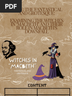 A Detailed Character Analysis of The Three Witches in Macbeth | PDF