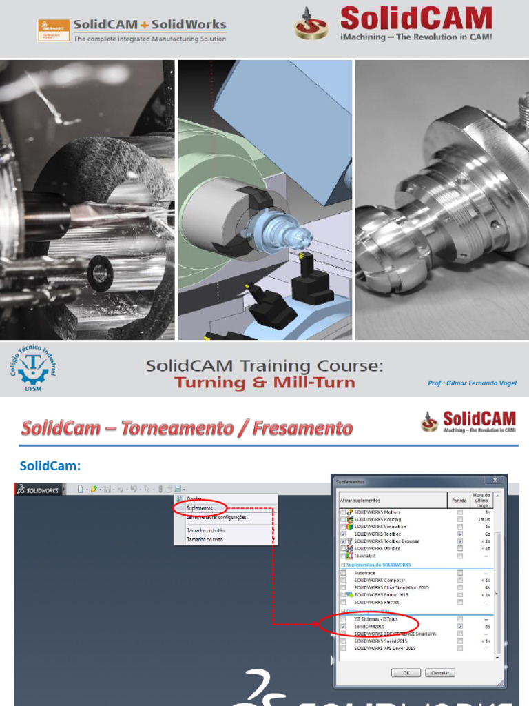 Solidcam Treinamento | PDF | Máquinas | Ferramentas