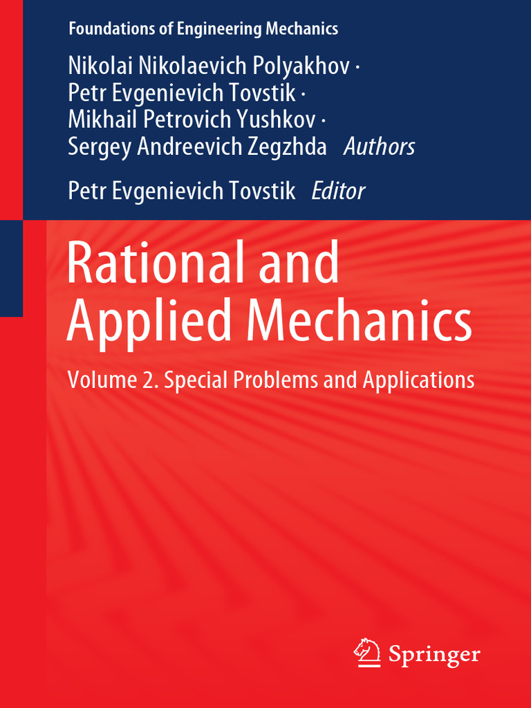 Rational and Applied Mechanics - Vol.2 | PDF | Stability Theory ...