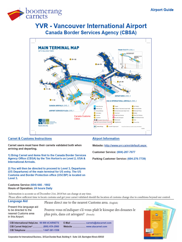 YVR_Airport_Map_-_US_Version | PDF
