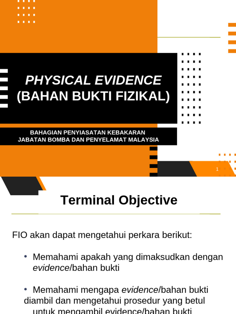 Physical Evidence Basic Fire Forensic LLP 8 Mac 2020 | PDF
