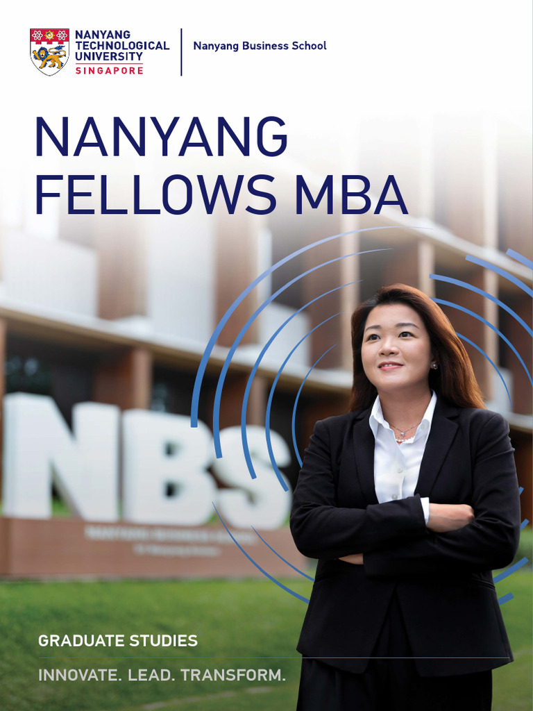 Nanyang Fellows MBA Brochure | PDF | Economies