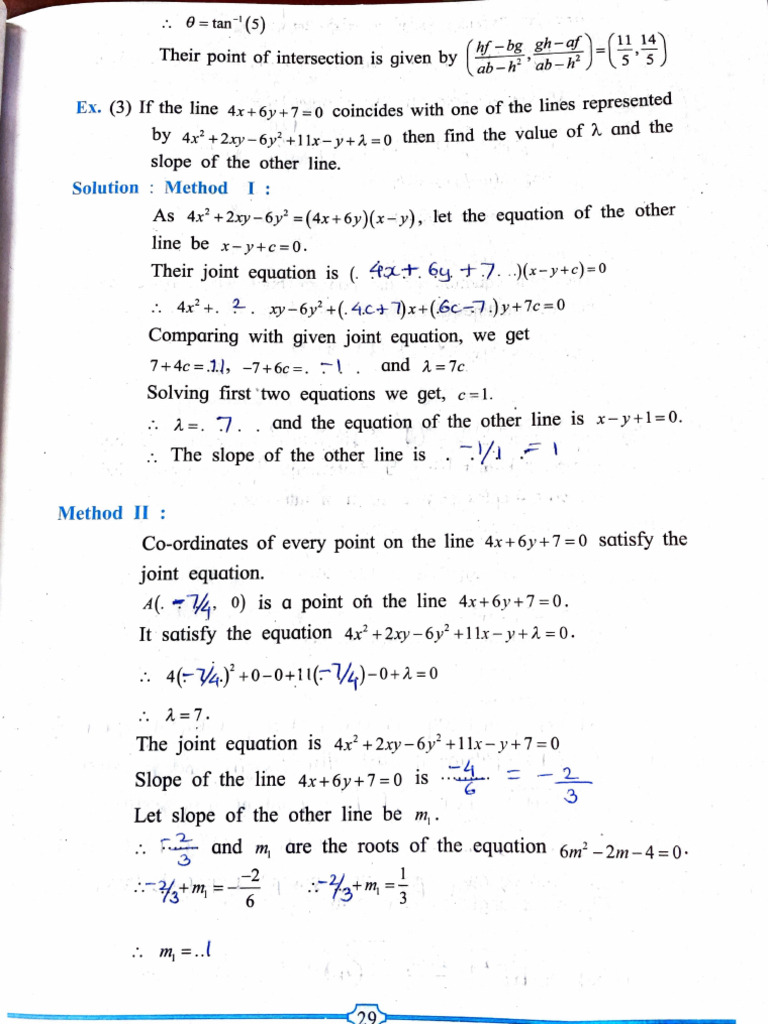 Pairs of Stright Lines Practical | PDF | Elementary Mathematics ...