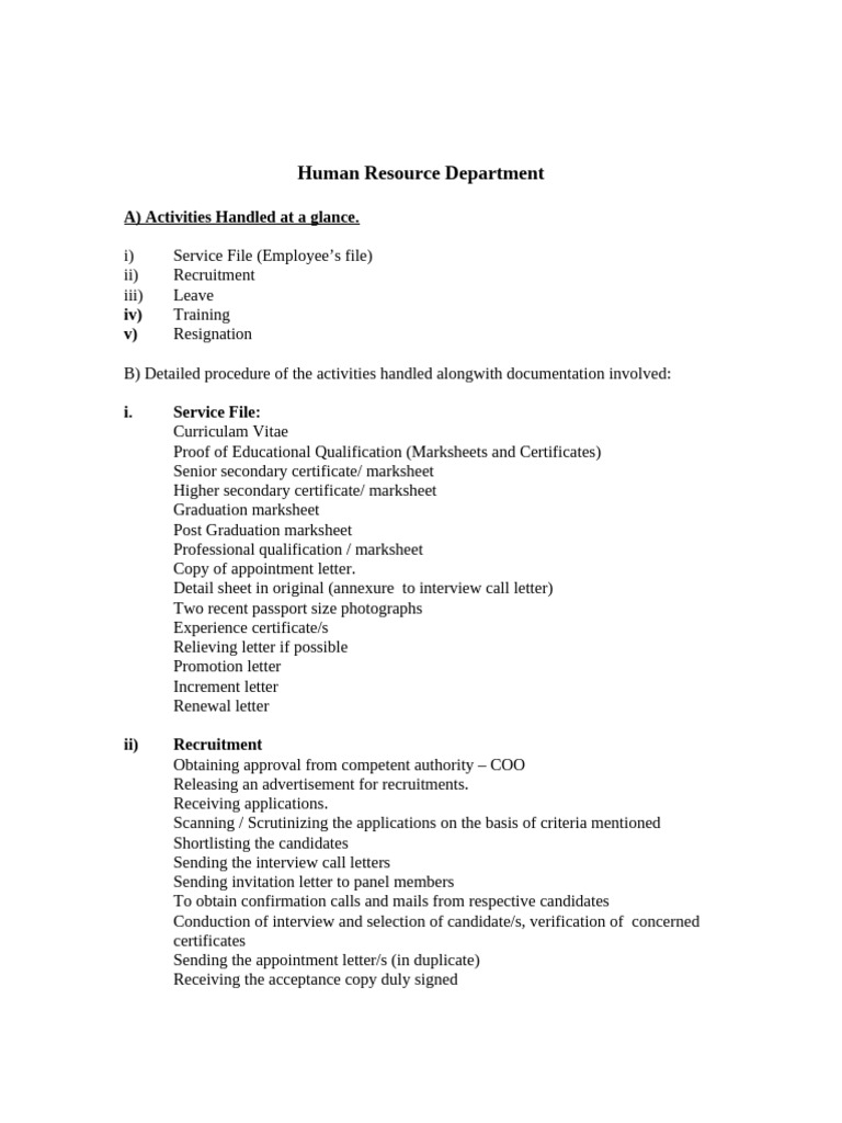 Various Letters For HR | PDF | Recruitment | Employment