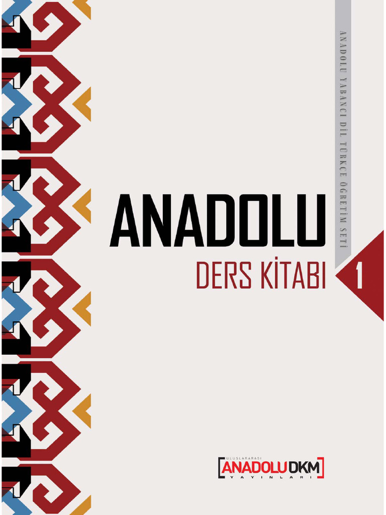Anadolu Turkce Ders Kitabi-1 | PDF