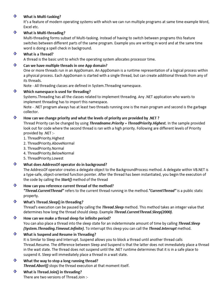 Threading Pdf Process Computing Software Engineering