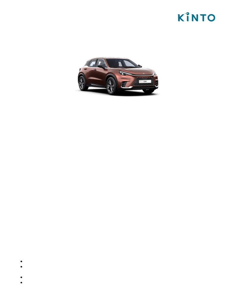 Kinto One Lexus LBX | PDF