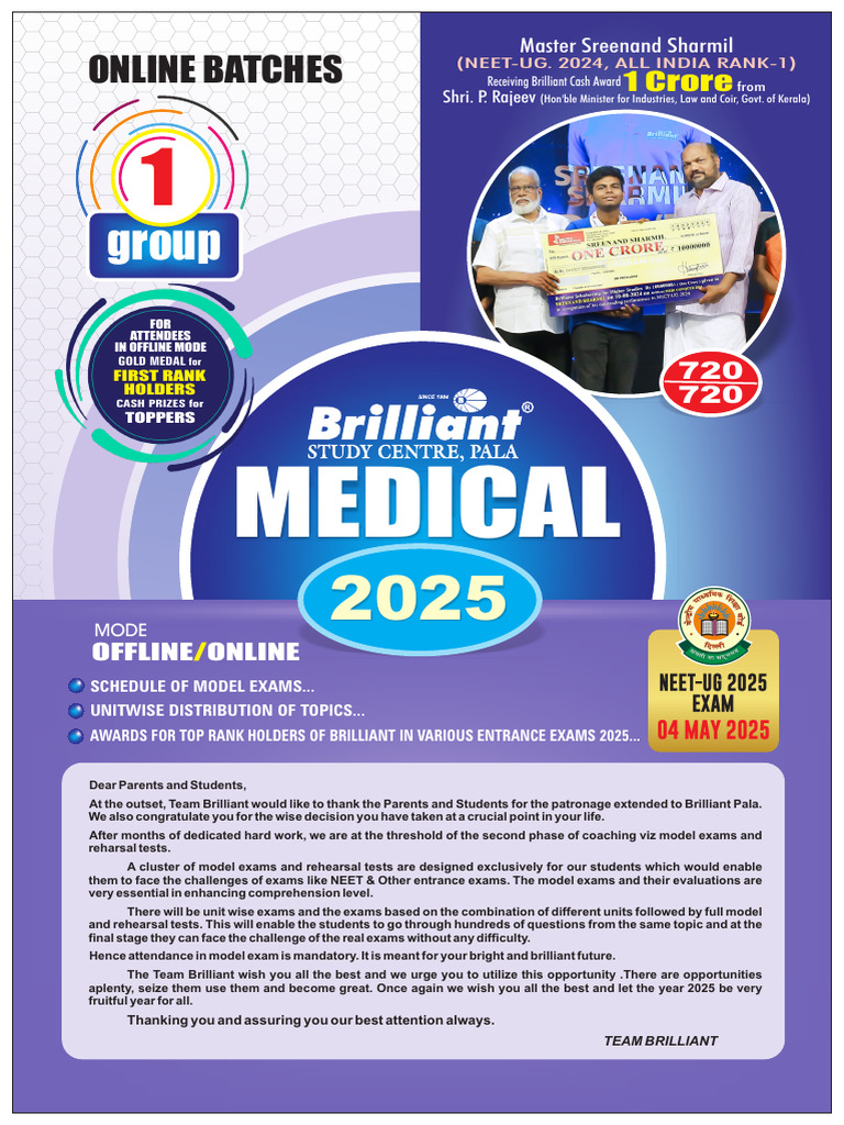 NEET 2025 Exam Prep Schedule | PDF | Higher Education | Student ...