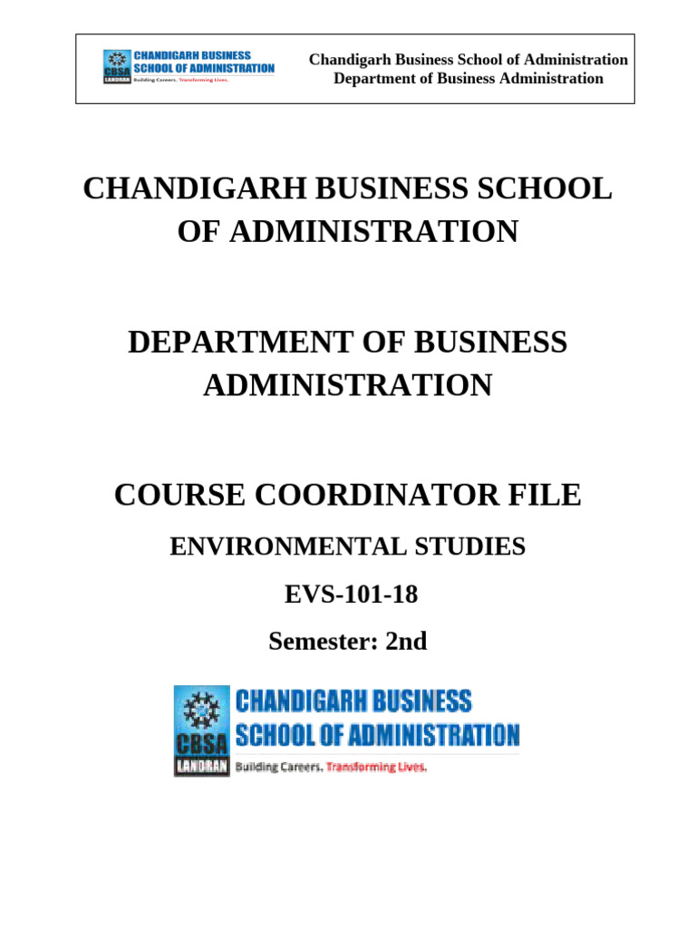 Evs Course File Evs Hemlata | PDF | Biodiversity | Conservation Biology