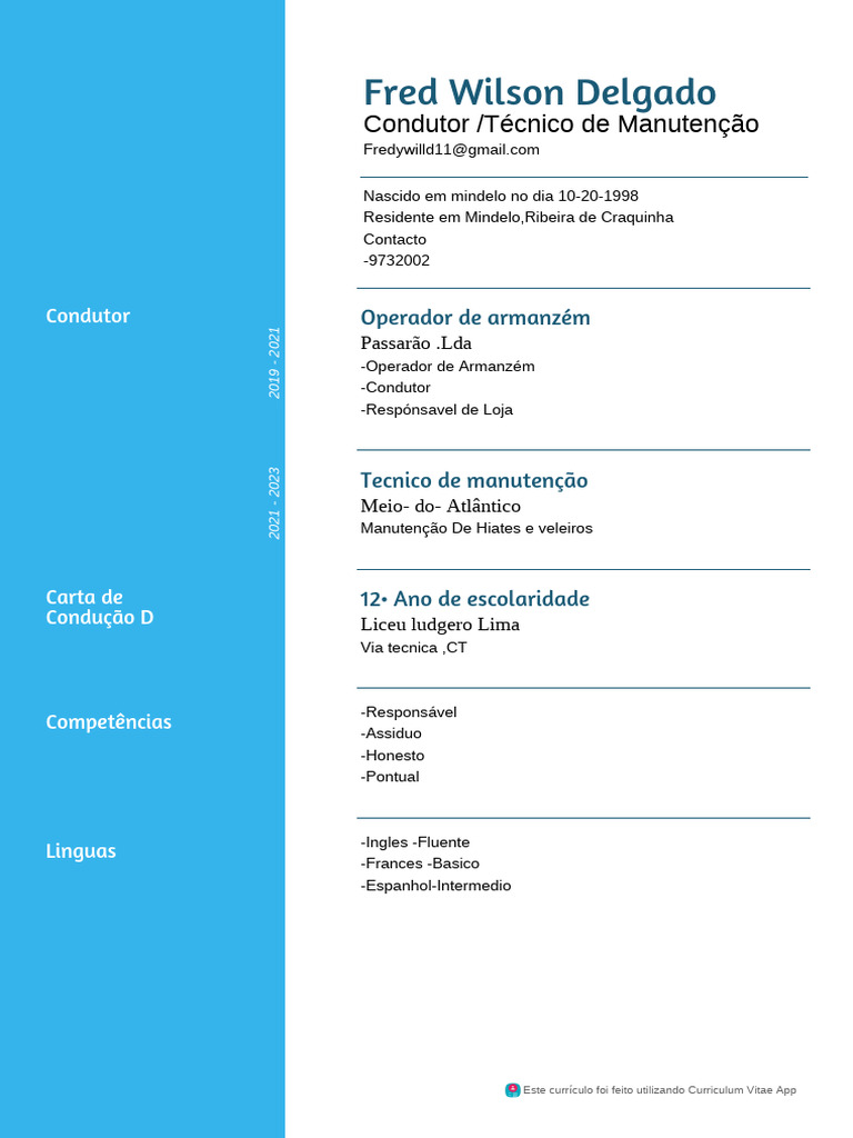 Curriculo Atualizado | PDF