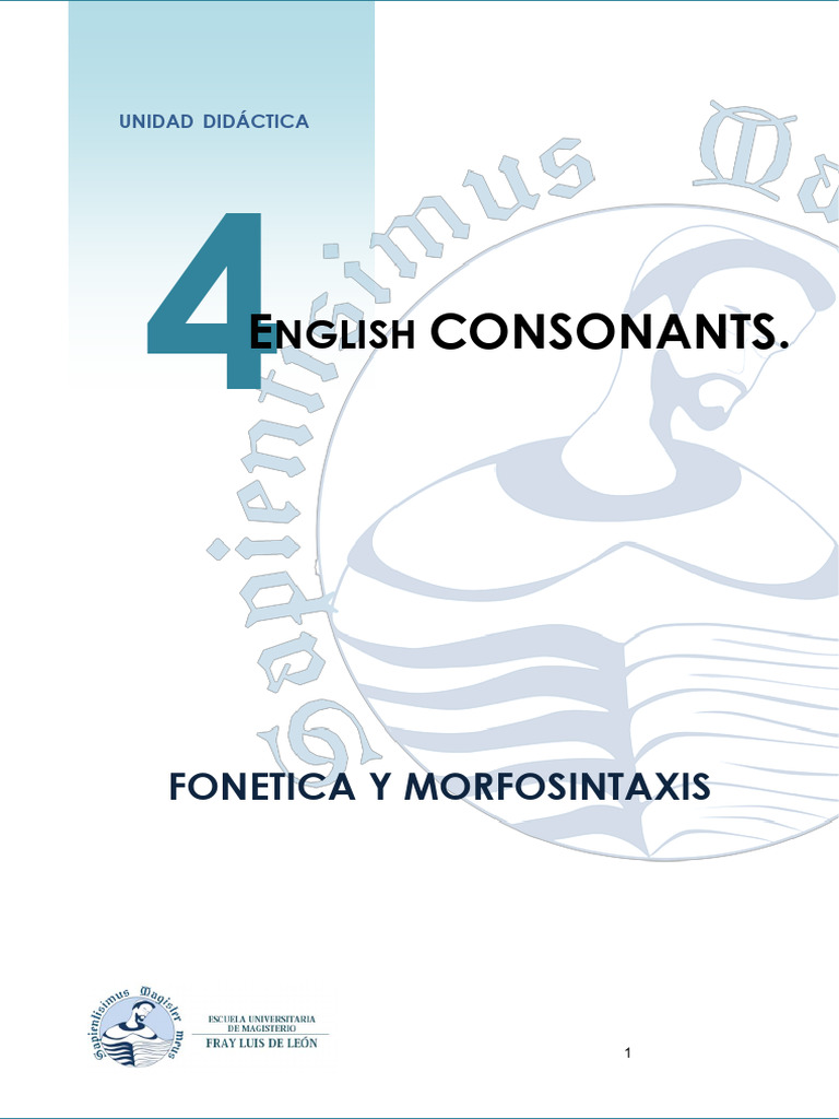 Lesson 4. English Consonants | PDF | Consonant | Linguistics