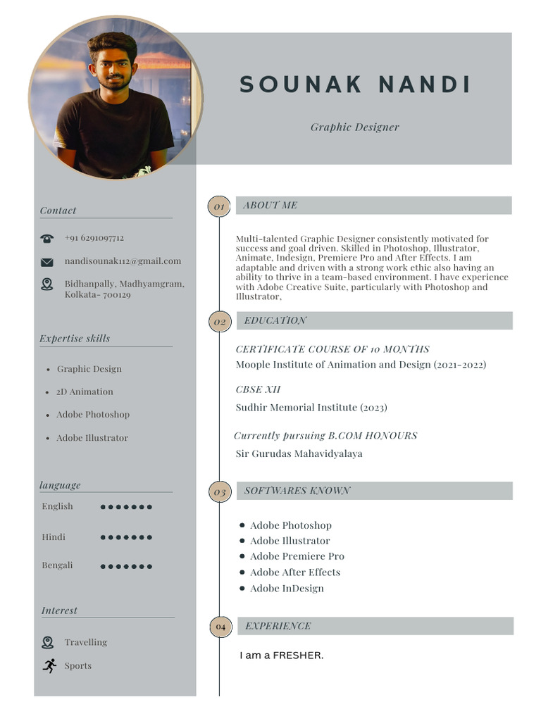 Sounak Nandi: Graphic Designer | PDF