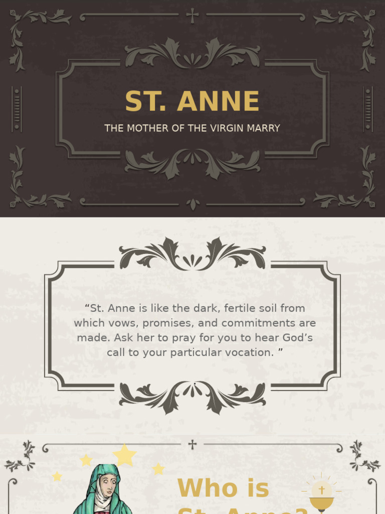 ST Annes Feast Day 1 | PDF | Mary, Mother Of Jesus | Religious Belief ...