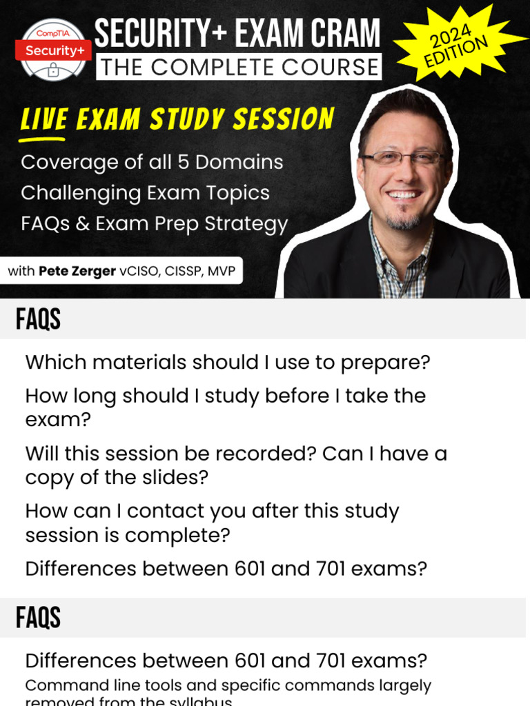 Series Intro and Exam Prep Strategy Handout | PDF | Flashcard | Cyberwarfare