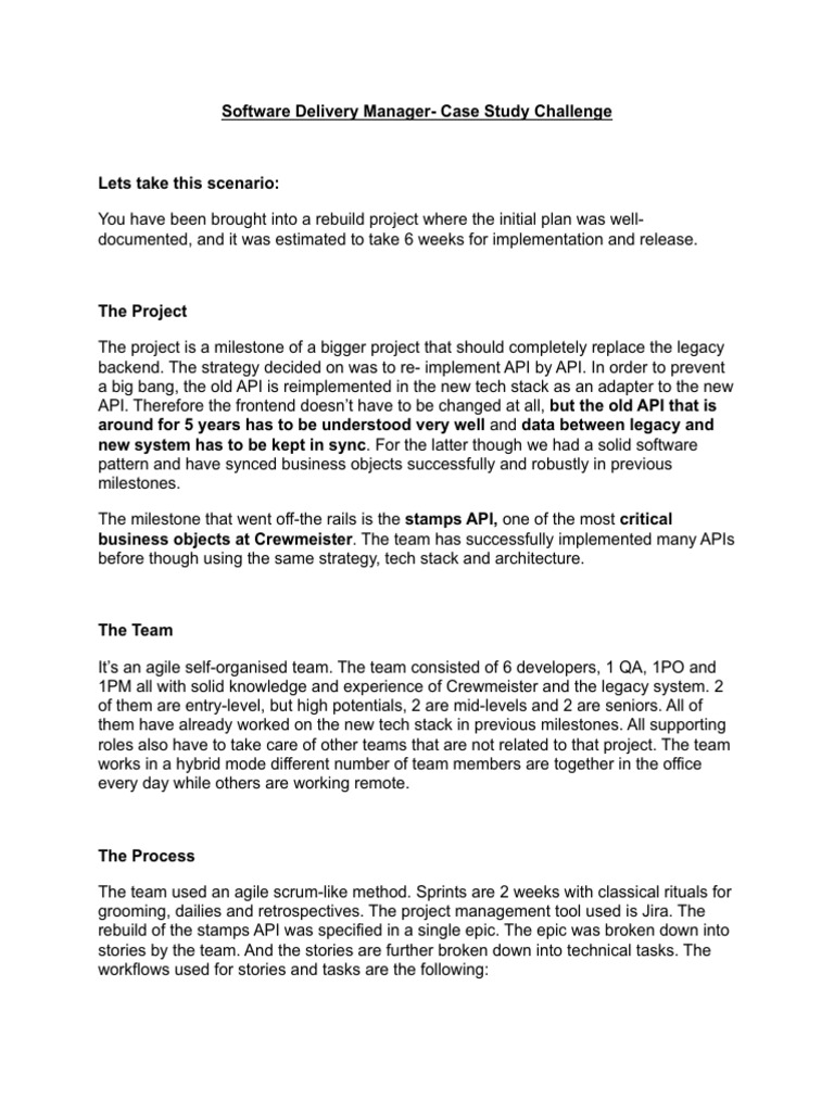 SDM Case Study | PDF | Information Technology | Computing