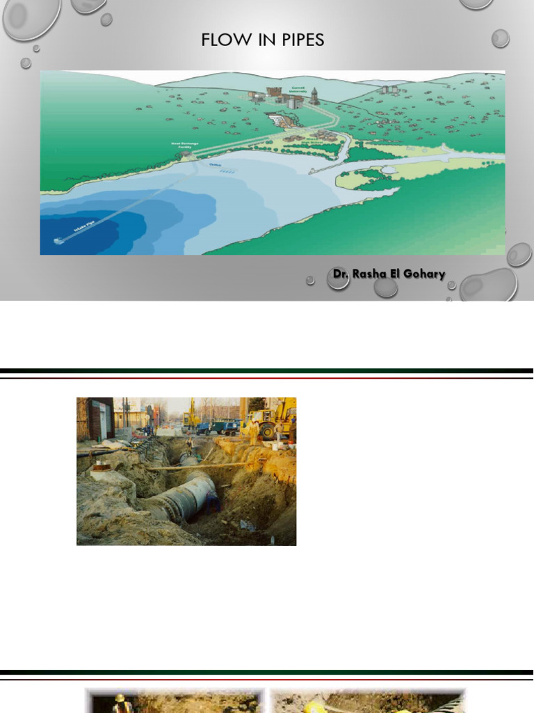 Lecture 2 Flow in Pipes Rasha - PPTX Student | PDF | Laminar Flow | Fluid Dynamics