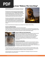 Analyzing Themes in The Lion King | PDF