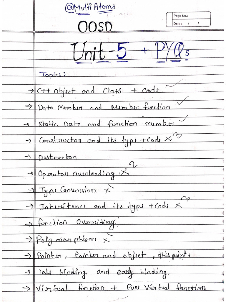 OOSD Unit 5 One Shot | PDF