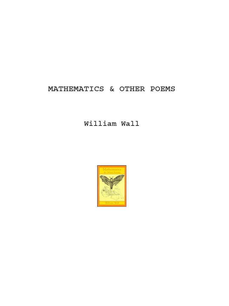 Mathematics and Other Poems - Compress | PDF | License | Copyright
