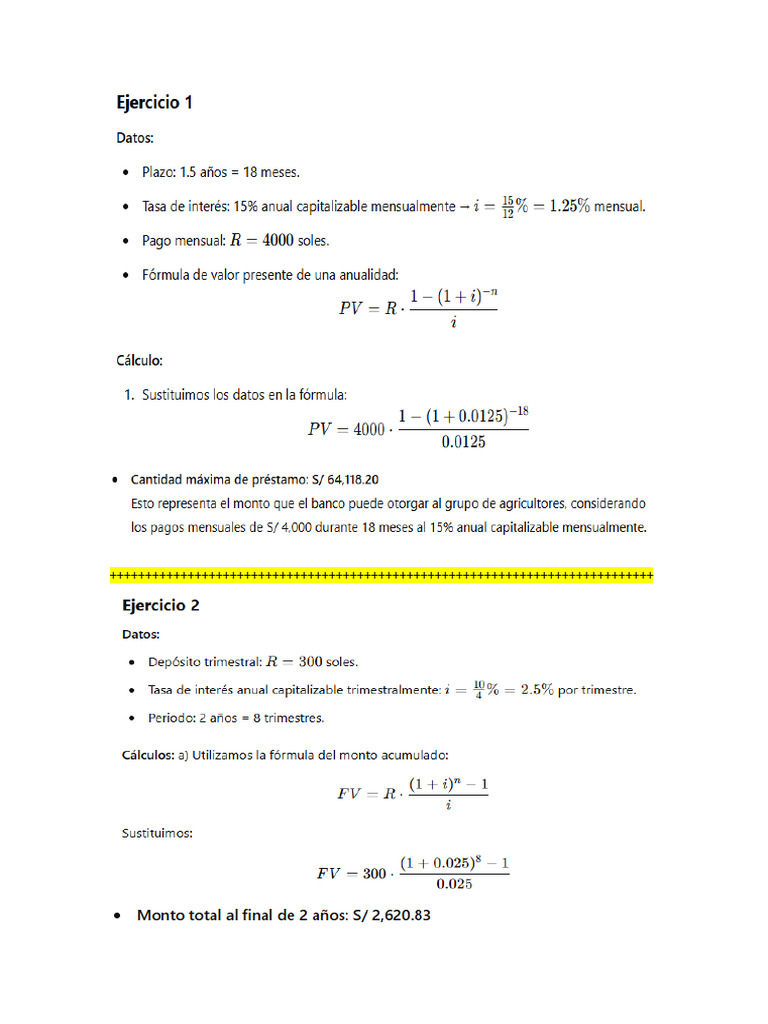 Tarea Tania Mat Financiera | PDF