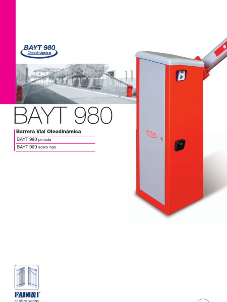 Bayt 980 (cuadro Elpro 980) | PDF | Tornillo
