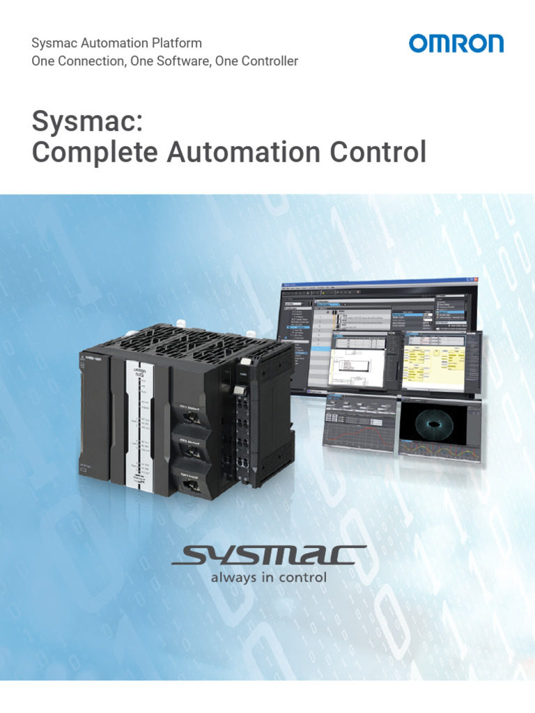 Sysmac-Family-Brochure-202405-r7 | PDF | Automation | Software