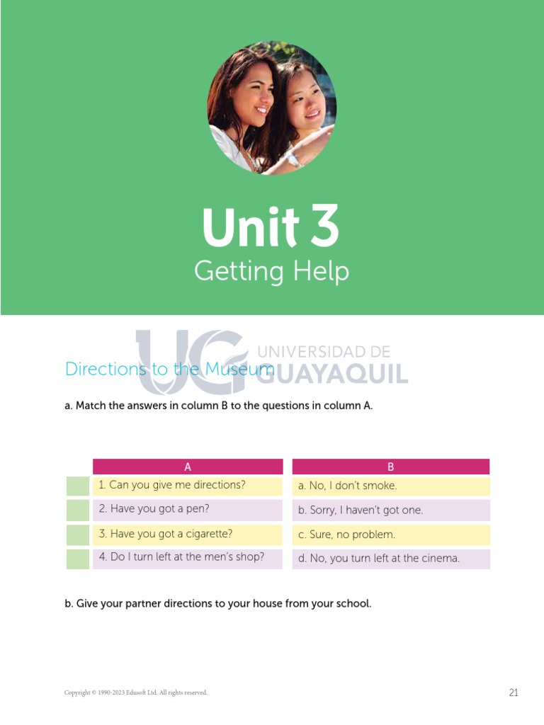 Unit 3 Getting Help | PDF