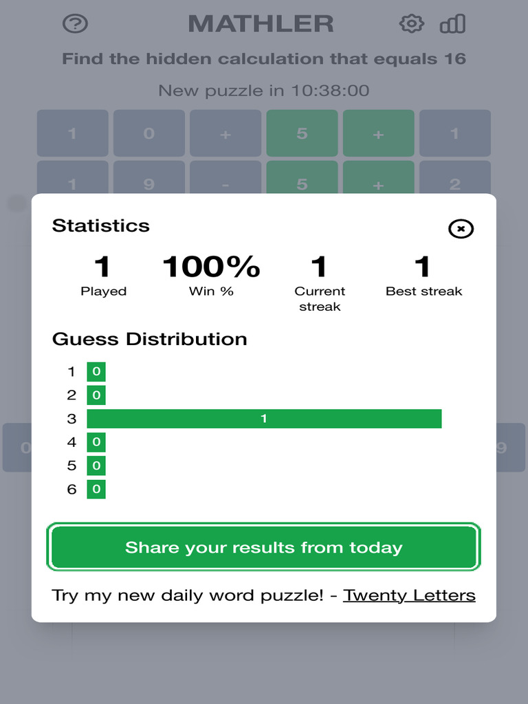 Mathler - A daily math puzzle | PDF