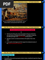 Class 10 History Chapter 1 Detailed Notes | PDF | Nationalism | Europe