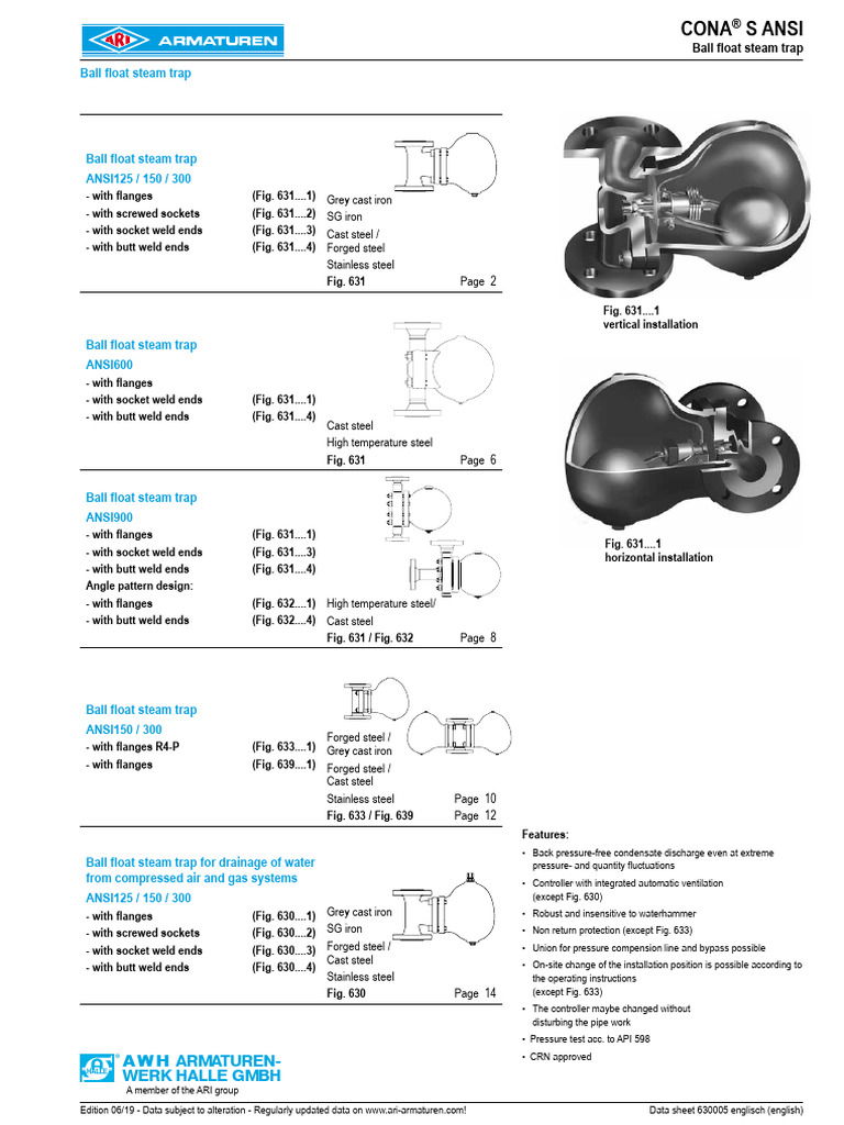 630005-2 - Ball Float | PDF | Pipe (Fluid Conveyance) | Plumbing