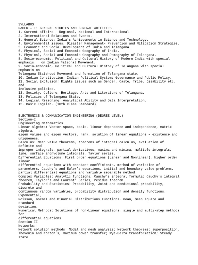 Srinu Polytechnic Syllabus | PDF | Mosfet | Bipolar Junction Transistor